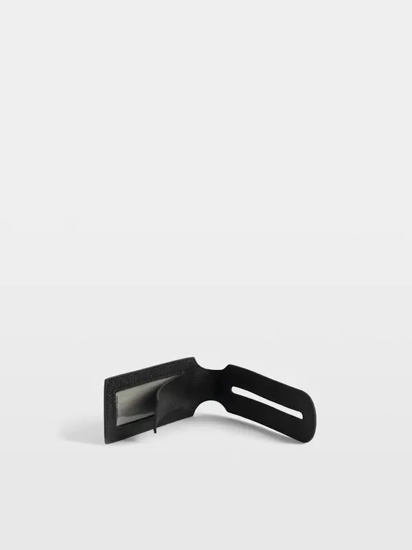 Zadig&Voltaire Zv Monogram Coated Canvas Luggage Tag - Black