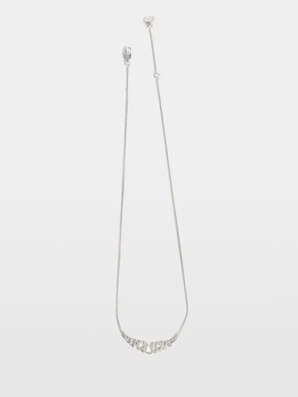 Zadig&Voltaire Peace & Love Wings Pendant Necklace - Shiny Silver