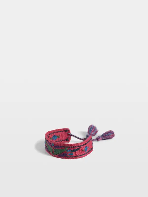 Zadig&Voltaire Woven Bracelet With Wings Embroidery