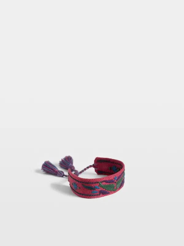 Zadig&Voltaire Woven Bracelet With Wings Embroidery