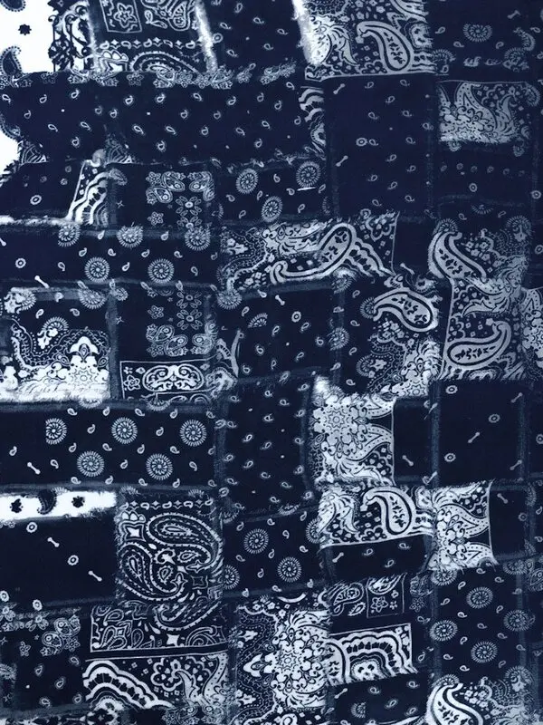 Zadig&Voltaire Blondie 85 Denim Bandana Scarf - Flash