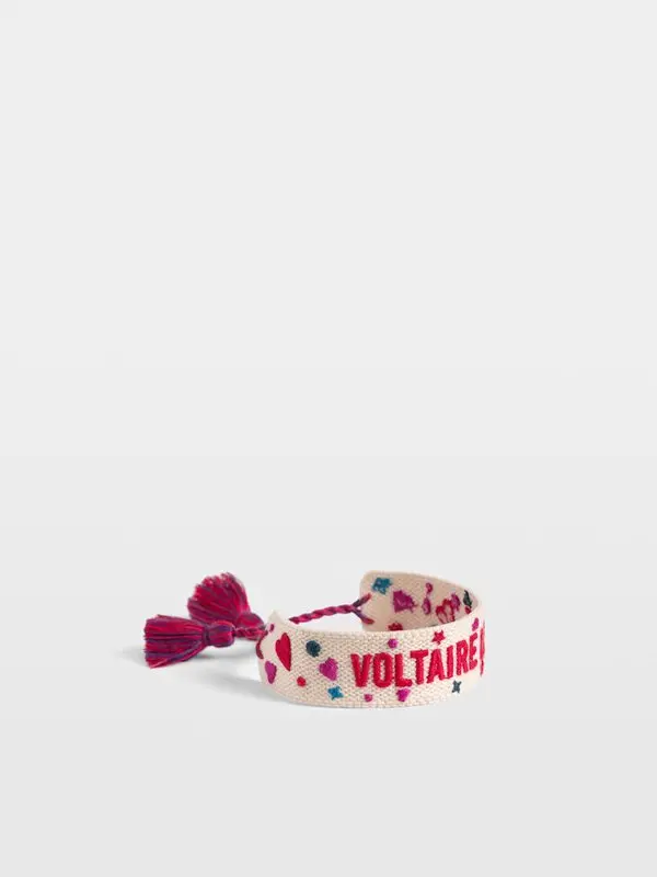 Zadig&Voltaire Love Embroidered Woven Bracelet - Flash