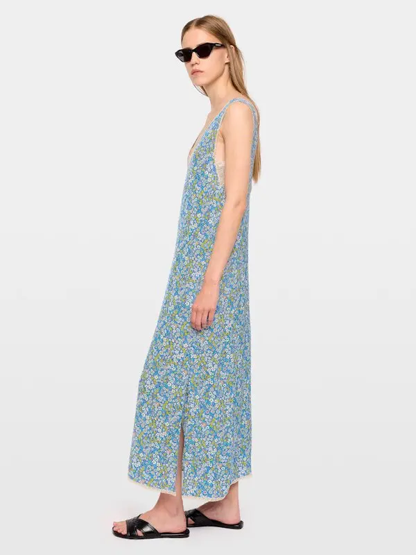 Zadig&Voltaire Renzo Sleeveless Printed Viscose Maxi Dress