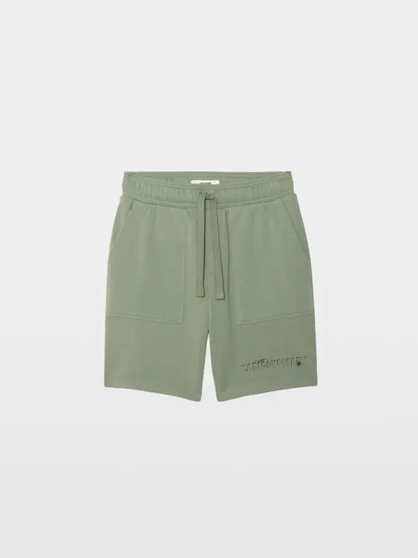 Zadig&Voltaire Pablo Printed Cotton Shorts - Tea