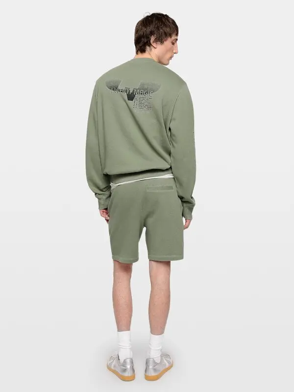 Zadig&Voltaire Pablo Printed Cotton Shorts - Tea