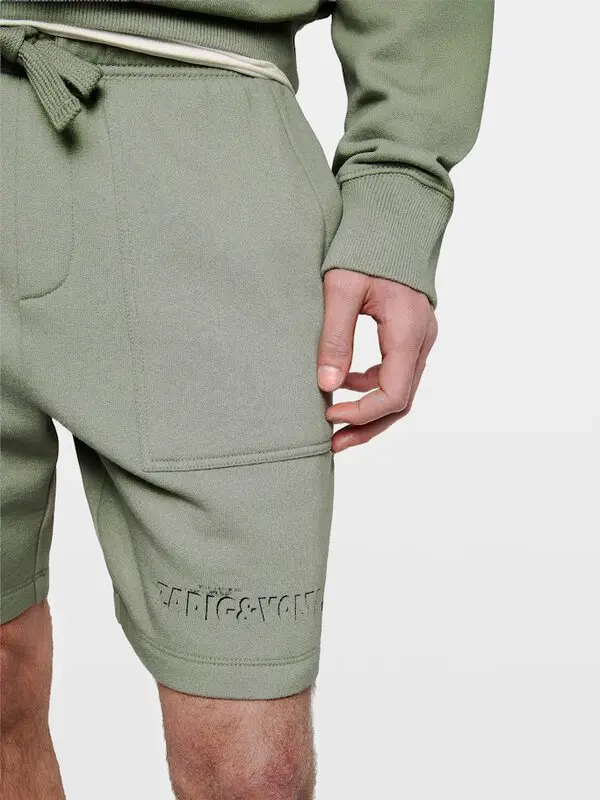 Zadig&Voltaire Pablo Printed Cotton Shorts - Tea