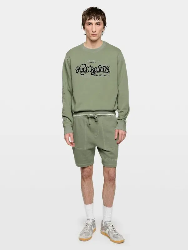 Zadig&Voltaire Pablo Cotton Shorts With Drawstring - Tea