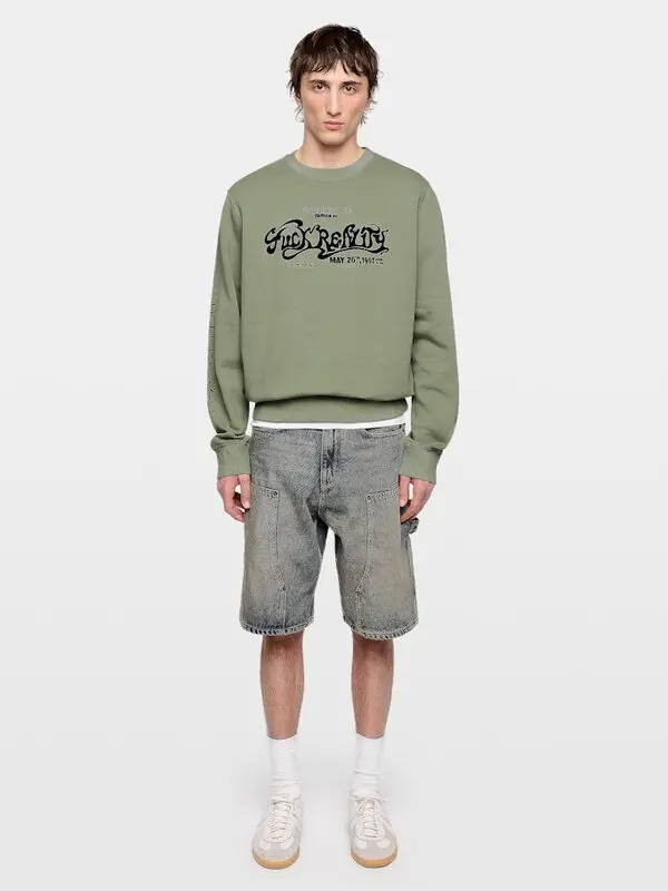 Zadig&Voltaire Cotton Sweatshirt With Flocked Print - Tea