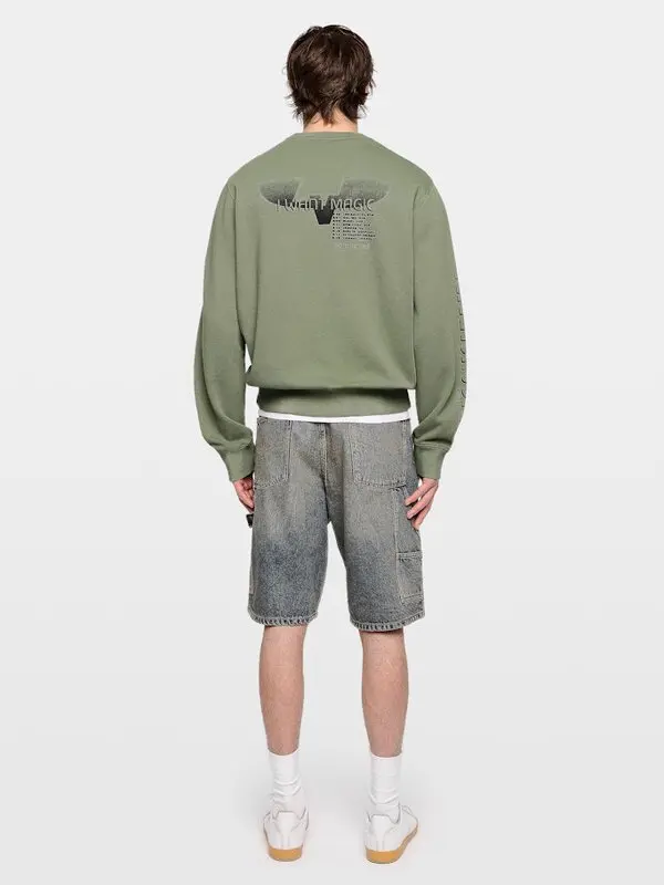 Zadig&Voltaire Cotton Sweatshirt With Flocked Print - Tea