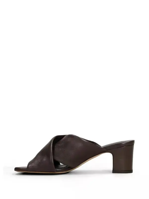 JULIE DEE Crossover Strap Mules