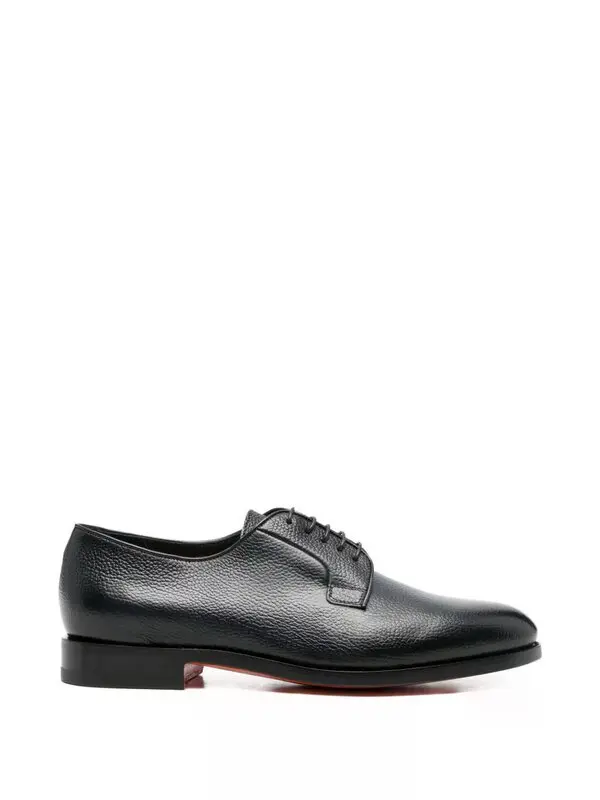 Santoni Leather Derby Shoes