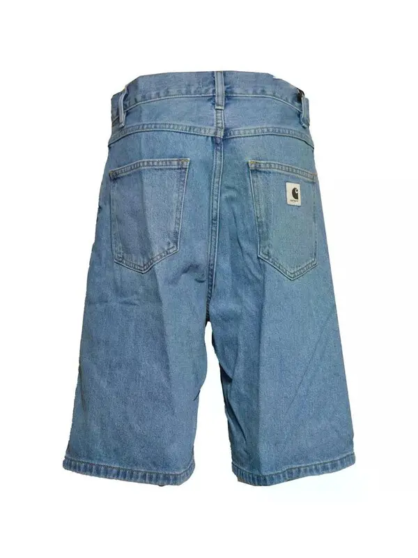 Carhartt Work In Progress Brandon Logo-patch Denim Shorts