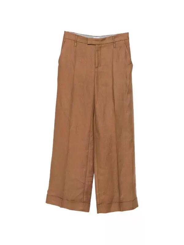 Brunello Cucinelli Pleated Turn-up Trousers