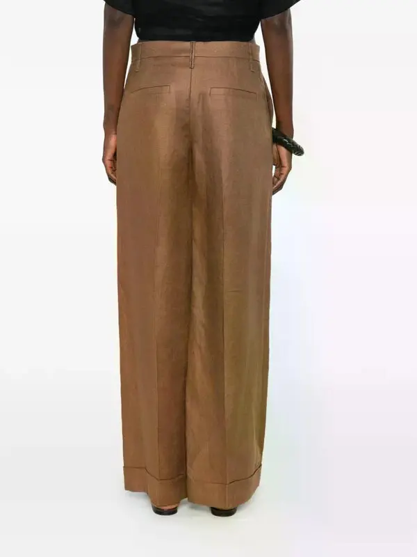 Brunello Cucinelli Pleated Turn-up Trousers