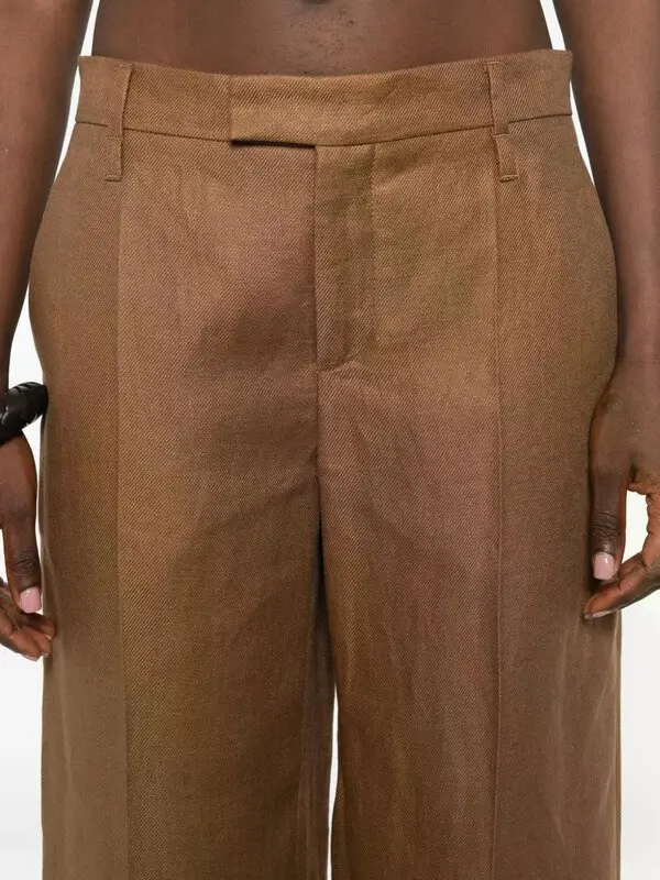 Brunello Cucinelli Pleated Turn-up Trousers
