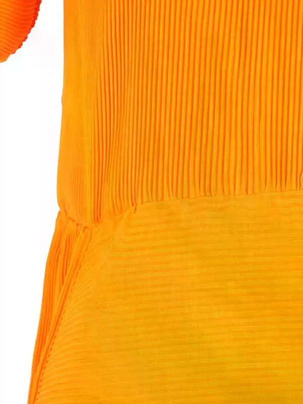 MELITTA BAUMEISTER Pleated Curved-hem Dress