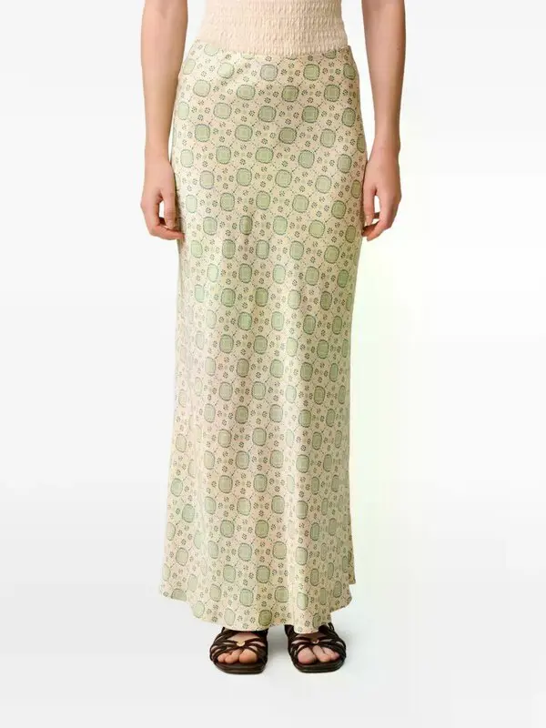 Claudie Pierlot Geometric Print Flowy Skirt