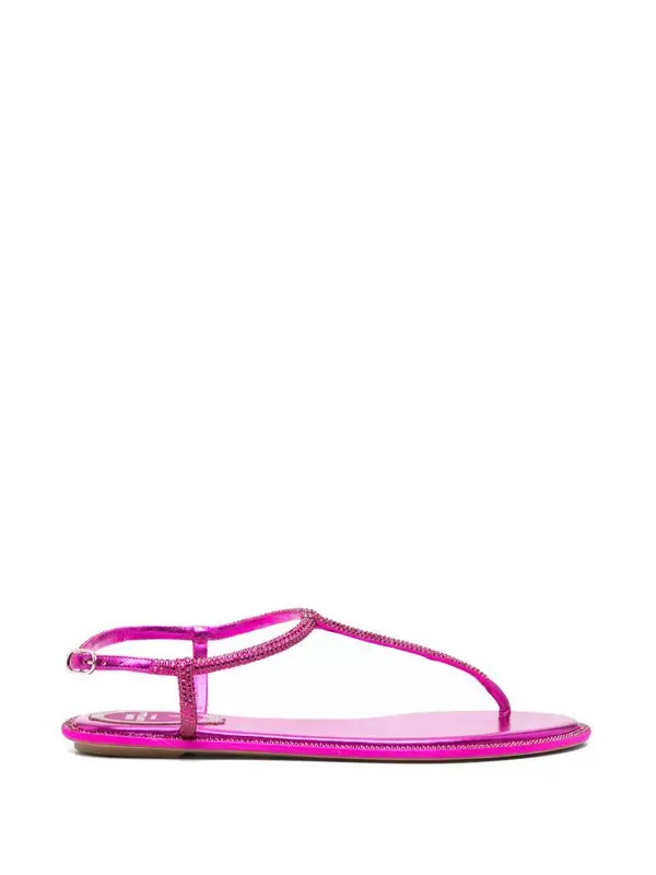 Rene Caovilla Diana Crystal-embellished Sandals