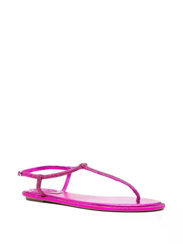 Rene Caovilla Diana Crystal-embellished Sandals