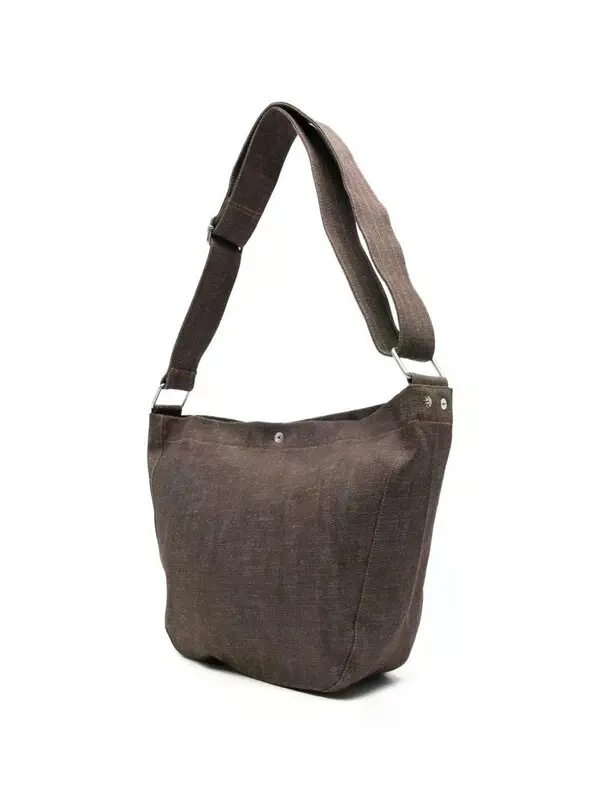 A.p.c. Small Logo-print Denim Shoulder Bag