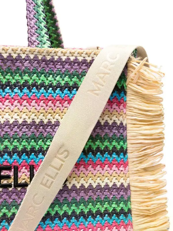 MARC ELLIS Buby Fringe-trim Tote Bag