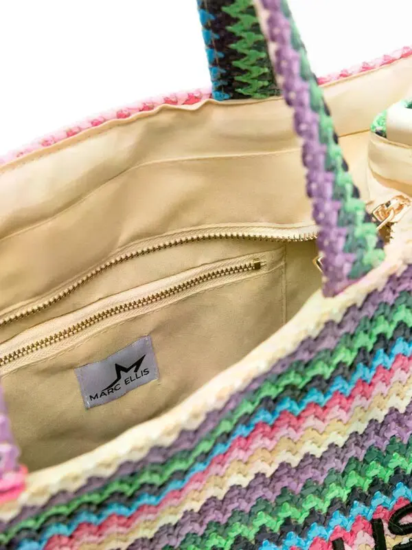 MARC ELLIS Buby Fringe-trim Tote Bag