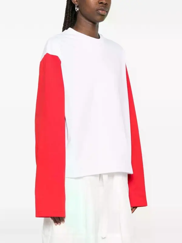 LII Colour-block Long-sleeve T-shirt
