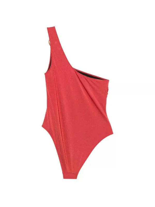 Anjuna One-shoulder Ring-detail Swimsuit