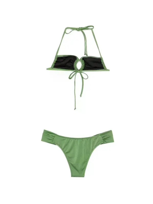 Anjuna Ruched Ring-detail Bikini