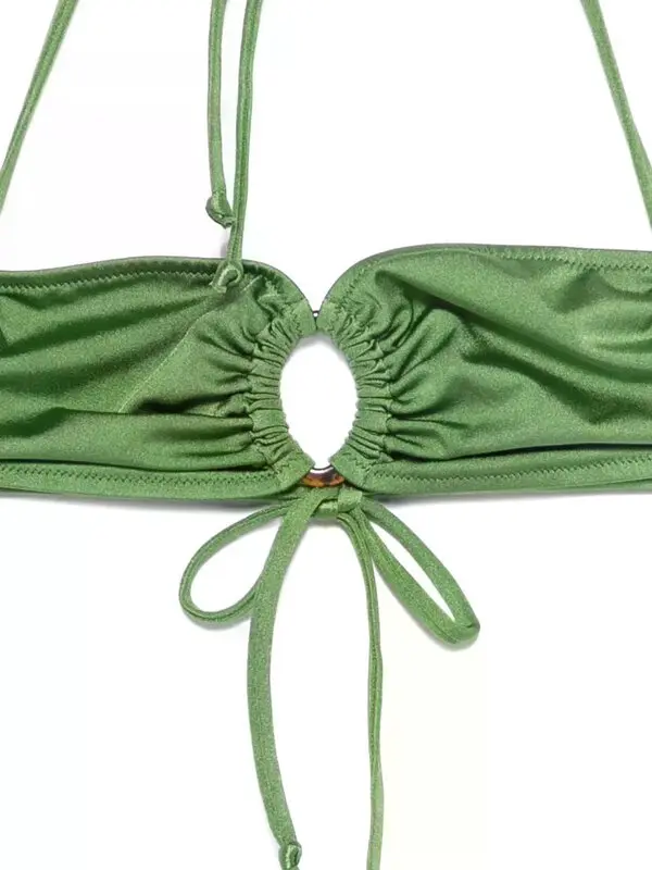 Anjuna Ruched Ring-detail Bikini