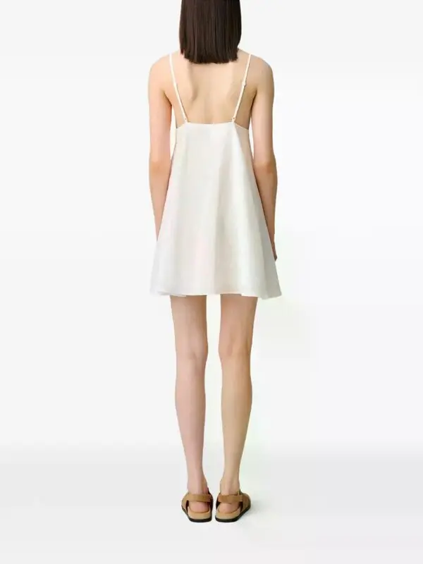 Claudie Pierlot Lace-trimmed V-neck Dress