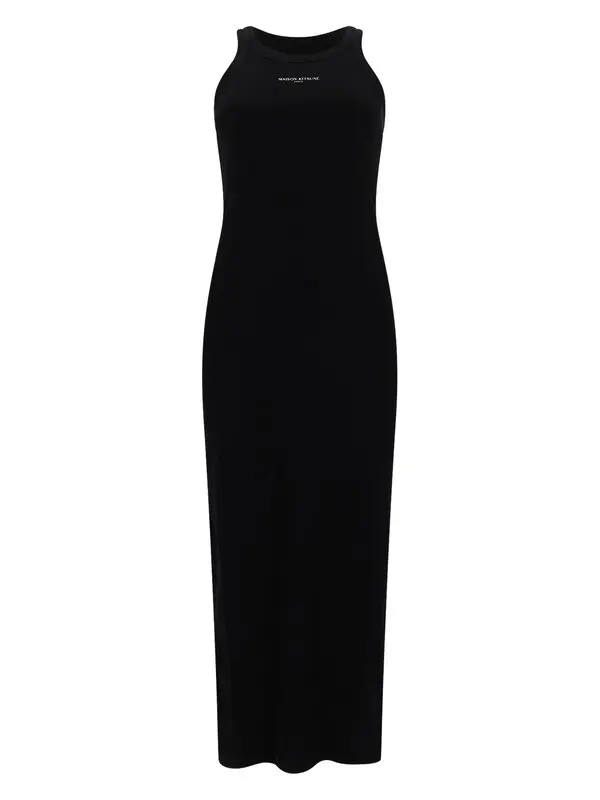 Maison Kitsuné Logo Knit Dress