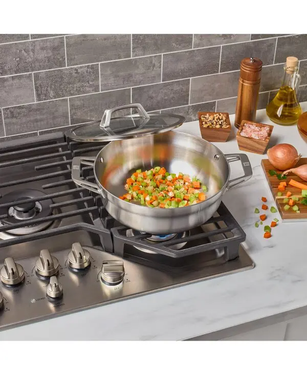 ZWILLING Motion Stainless Steel Chef's Pan, 4 Qt