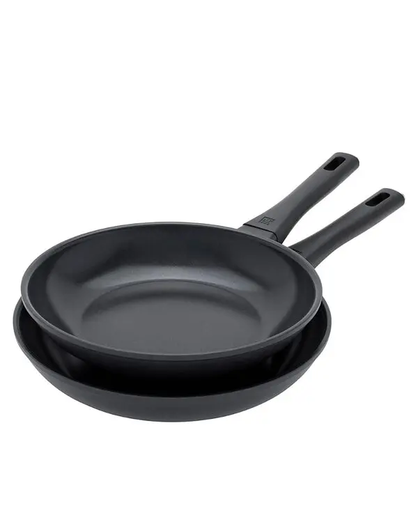 ZWILLING Madura Plus Ceramic Aluminum Fry Pans, Set Of 2 - Black