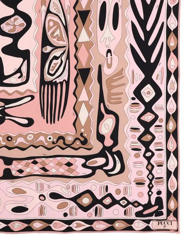 Emilio Pucci Silk Foulard Scarf