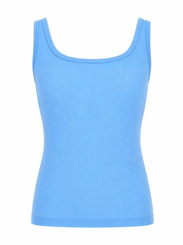 Versace Ribbed Tank Top - Blue