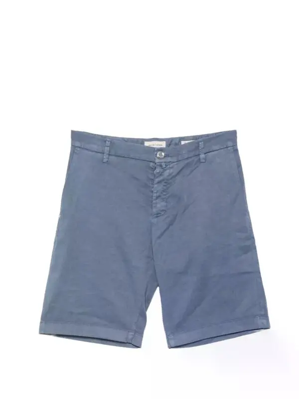 Jacob Cohen Logo Patch Twill Shorts - Blue