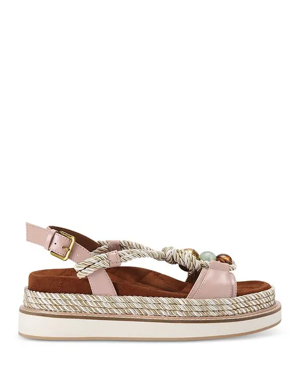 Kurt Geiger Orson Rope Sandals - Light/pastel