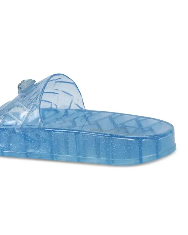 Kurt Geiger Meena Eagle Jelly Slide Sandals - Blue