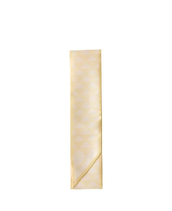 Prada Jacquard Silk Tie - Yellow