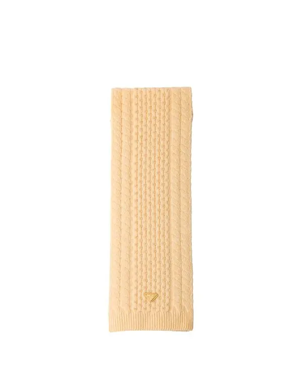Prada Cashmere Scarf - Beige