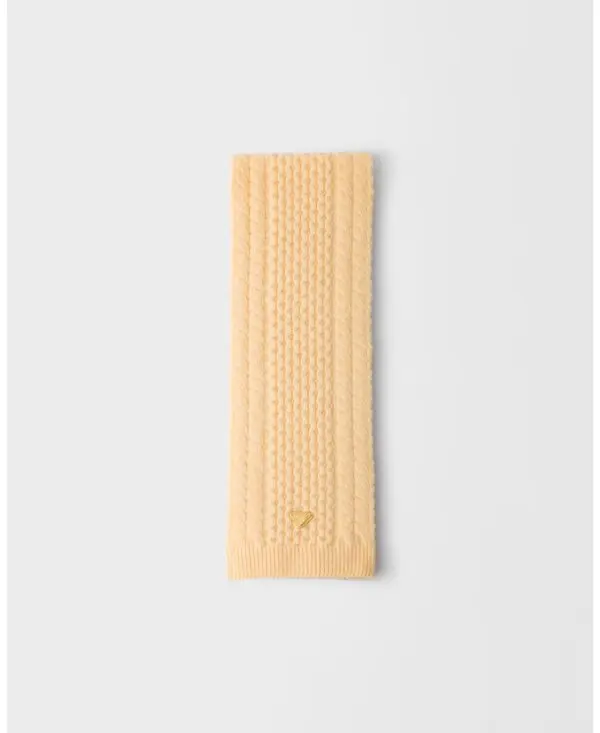 Prada Cashmere Scarf - Beige