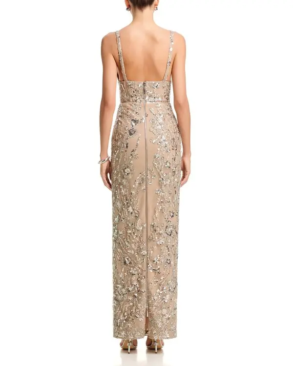 BRONX AND BRONCO Allegra Embellished Maxi Dress