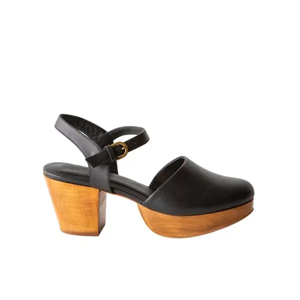 FORTRESS Willow Platform Clog Nappa
