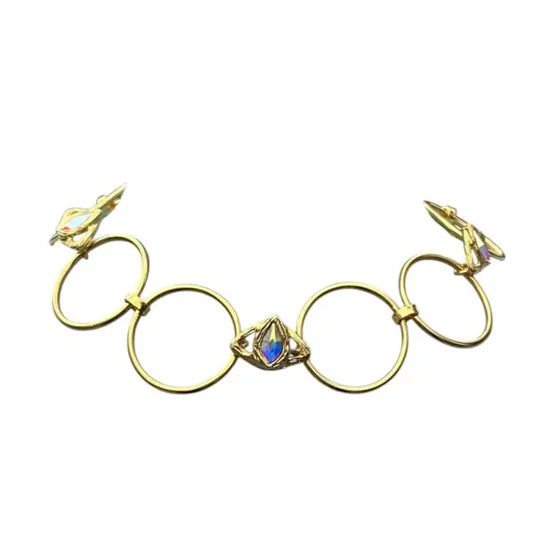 EYECONIC BY SAMAR AJRAM Lara Eye Choker Necklace With Swarovski Crystals - Gold