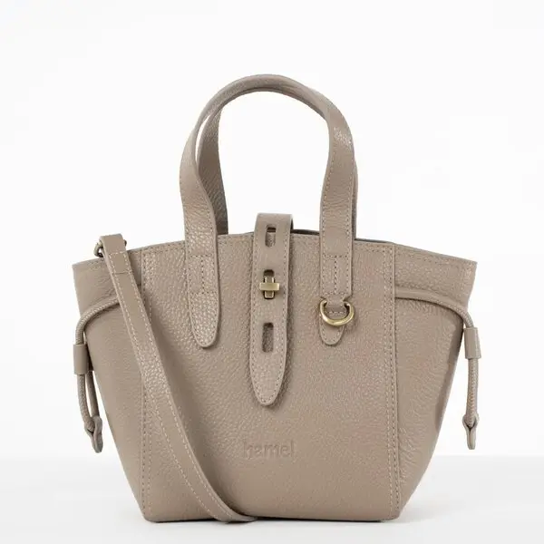 HAMEL ATELIER Spiga Leather Tote Bag - Black