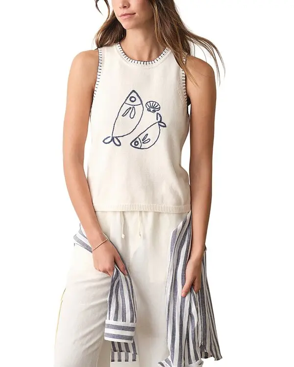 Marine Layer Marisol Sweater Tank Top - Pescare