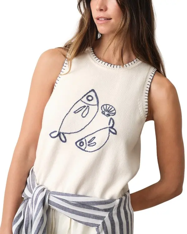 Marine Layer Marisol Sweater Tank Top - Pescare