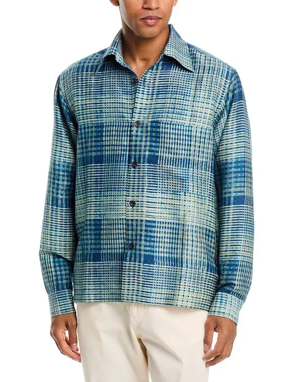 KARTIK RESEARCH Pataudi Silk Plaid Shirt