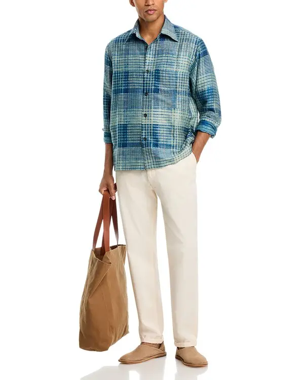 KARTIK RESEARCH Pataudi Silk Plaid Shirt